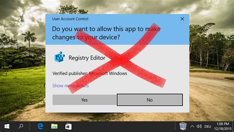 How To Turn Off Or Disable Windows 10 Uac Via Control Panel Regedit