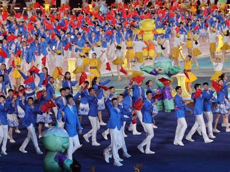 多图：亚运开幕式 中国代表团入场