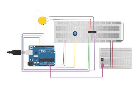 Circuit Design Lab Motor And Fan Experiment Tinkercad