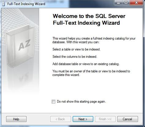 full text indexing in sql server 2012