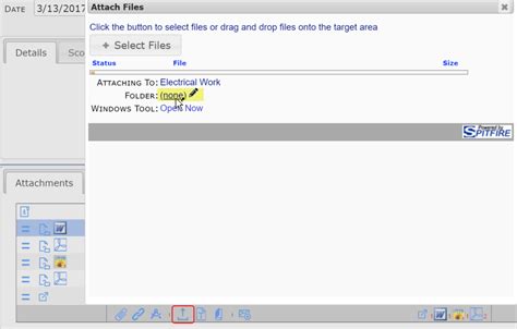 Changing Folders In The Chrome Based Add Files Tool Spitfire Client Services