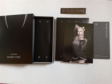 Blackpink 2nd Album Born Pink Box Set Ver Black Ver อัลบั้มเปล่า