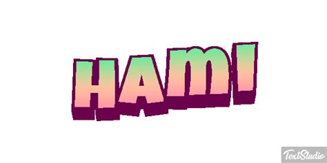 Hami Name Animated  Logo Designs