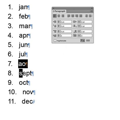 Adobe Indesign How Do I Choose A Value For A Numbered List To Start At Graphic Design Stack