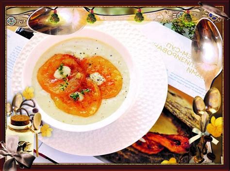 Сырный крем-суп с яблоками #сыр #яблоки Сырный крем-суп с ...