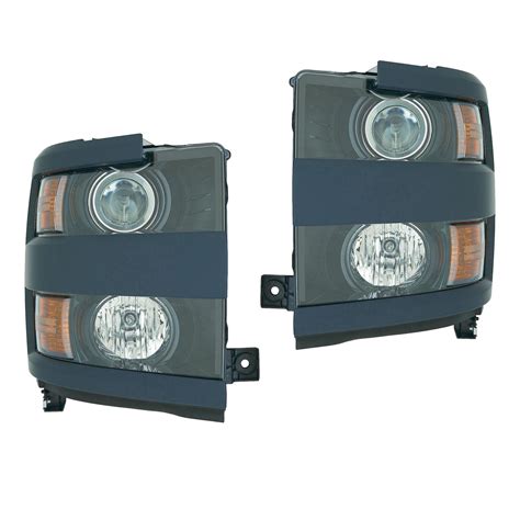 Driver And Passenger Headlight For Silverado 2500 3500 Hd