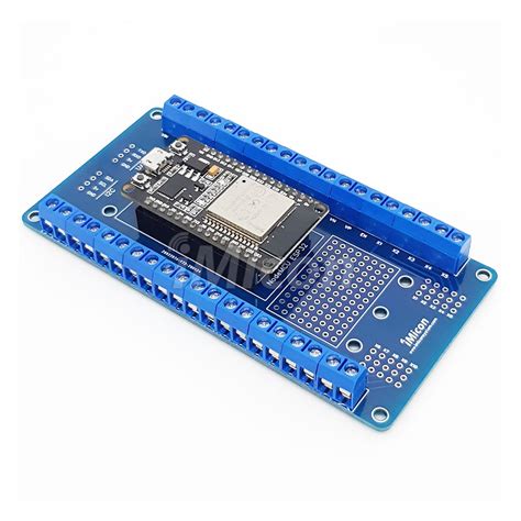 ชดบอรด DIN Rail NodeMCU Screw Terminal Expansion