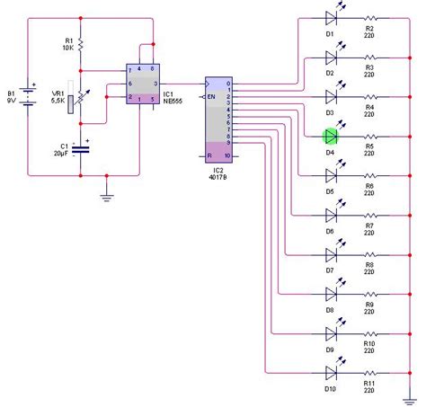 Terpopuler Rangkaian Running LED