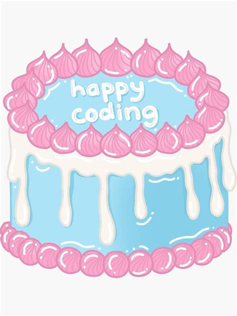 Happy Coding Cute Coding Sticker Sticker For Sale By Thecodedose