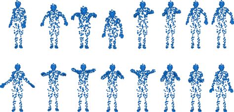Two Representative 3d Human Point Cloud Sequences Of The Hdd Dataset Download Scientific Diagram