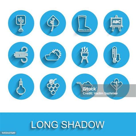 양파 포도 과일 나무 흙이 있는 손수레 잎 또는 나뭇잎 태양과 구름 날씨 기상 온도계 및 바베큐 그릴 아이콘을 설정합니다 벡터 0명에 대한 스톡 벡터 아트 및 기타 이미지