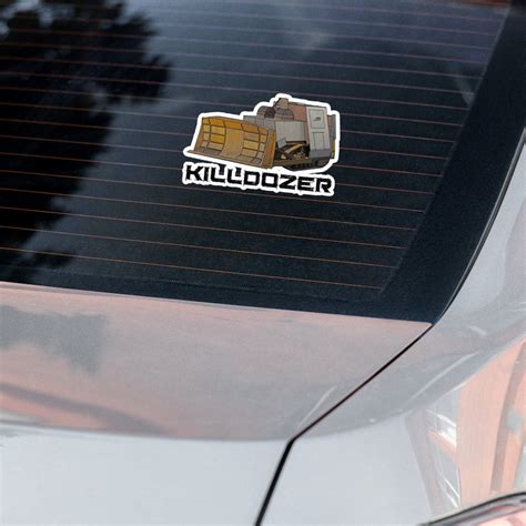 Killdozer Sticker Legendary Marvin Heemeyer Bulldozer Vinyl Decal Etsy