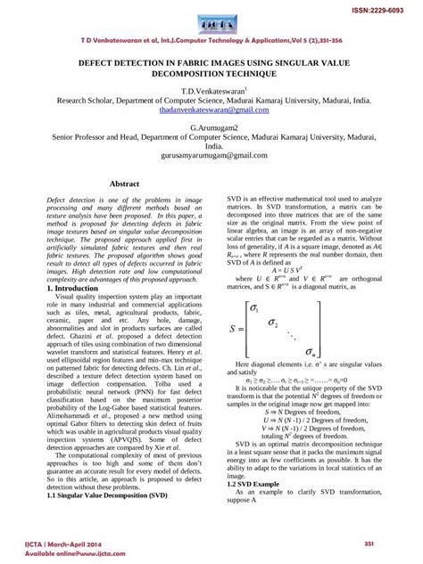 Pdf Defect Detection In Fabric Images Using · Pdf Filedefect Detection In Fabric Images Using