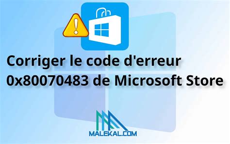 Corriger Le Code Derreur 0x80070483 De Microsoft Store Dans Windows 10