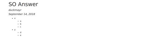 R Convert List Object To Unordered List In Markdown Stack Overflow