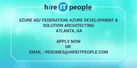 Azure Ad Federation Azure Development And Solution Architecting Hire It People We Get It Done