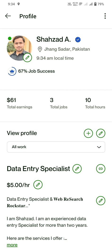 Upwork Shahzad Anjum
