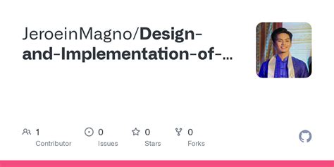 github jeroeinmagno design and implementation of a simple arithmetic