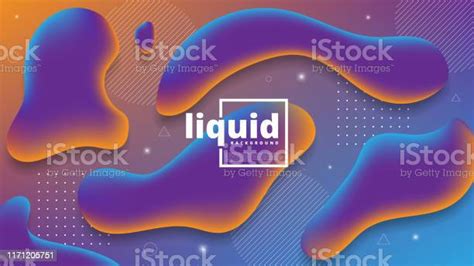 추상 현대 그래픽 요소 동적 색상 형태와 파도 흐르는 액체 모양그라데이션 추상 배너입니다 책 표지 포스터 전단지 또는 프리젠 테이션의 디자인을위한 템플릿 3차원 형태에 대한