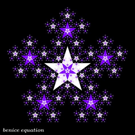 Fun Math Art Pictures Benice Equation Fractal Star Star Fractal Using Geogebra