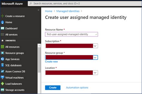 the code blogger user assigned managed identity with azure key vault