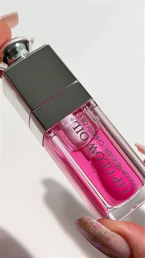 Dior Lip Oil In Raspberry 🌸 Lip Oil Beauty Video Ideas Makeup