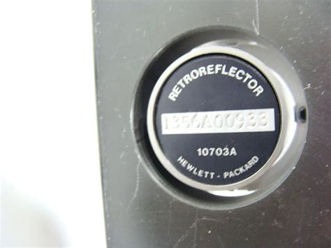 Hp 10706a Plane Mirror Interferometer 10780a Receiver 10703a Retroreflector Ebay