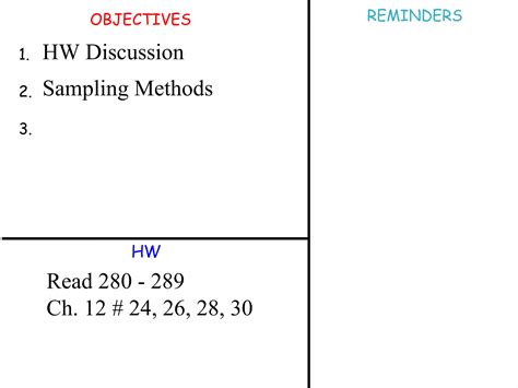 Ch 12 Sampling Methods Ppt