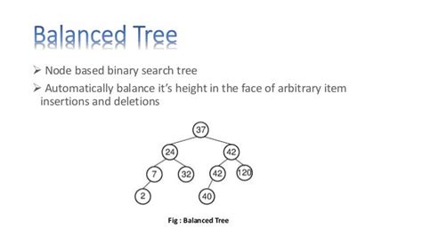 balanced tree avl tree and red black tree