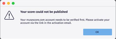 [mu4 Issue] Save To Cloud Fails Silently With Unactivated Account · Issue 13498 · Musescore