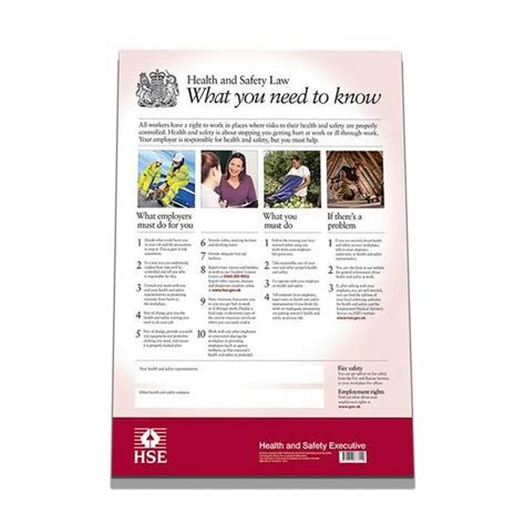 Health And Safety Law Poster