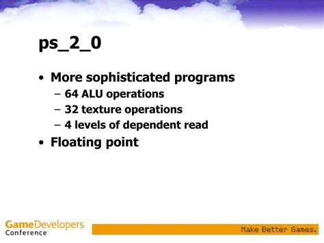 Ppt Introduction To The Directx 9 Shader Models Powerpoint