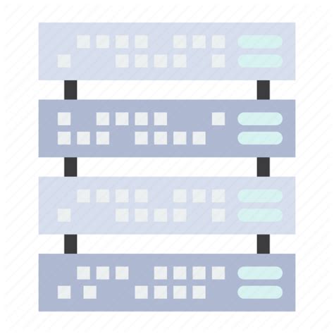 Computer Mount Rack Server Icon Download On Iconfinder Server Rack Server Rack