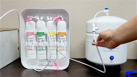 지하수 역삼투압 Ro 정수 여과기 석회 석회질 제거 역삼투 Ro 필터 설치방법 Youtube