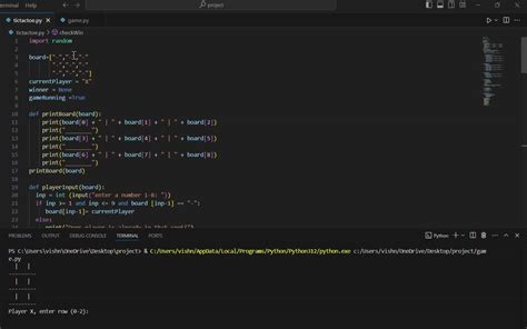 Khushi Vishnoi On Linkedin Python Codingjourney Gamedevelopment Tictactoe