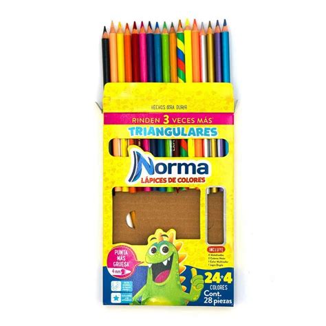 Lápices Norma Triangulares 28 Piezas Officemax Office Max