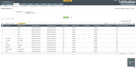 Export Active Directory Password Expired Users Using Powershell