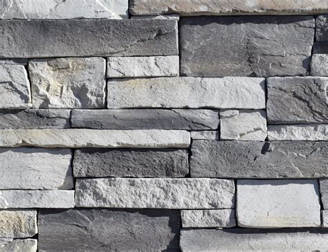 Pgh Bricks Classic Ledgestone Stone Veneer Flats Alpine Grey Darling Downs Brick Sales