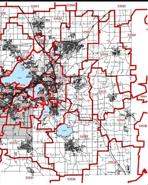 Madison County Zip Code Map Oconto County Plat Map