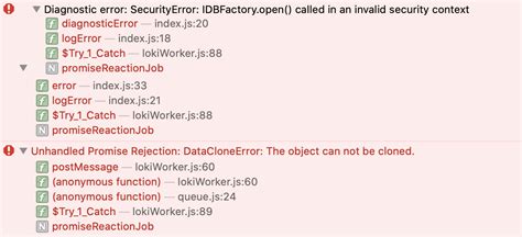 Datacloneerror The Object Can Not Be Cloned · Issue 606 · Nozbe