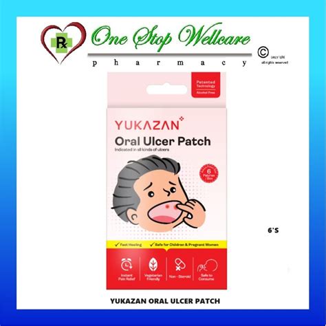 Yukazan Oral Ulcer Patch 6s Exp102026 Shopee Singapore