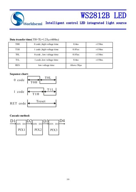 Ws2812 B Led Datasheet Ws2812 B Led Datasheet