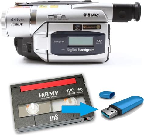 Hi8 8mm Vcr Video Cassette Recorder Play And Digitize Your