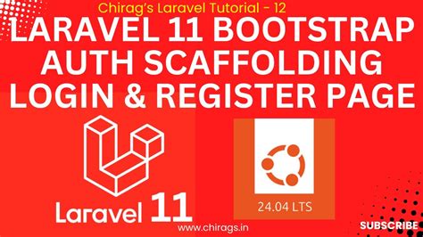 Laravel 11 Bootstrap Auth Scaffolding Tutorial With Mysql Database In Ubuntu Youtube