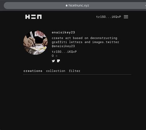 I Can T See My Profile And Objkt Issue Hicetnunc Hicetnunc GitHub