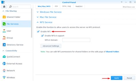 How To Setup Nfs On Synology Nas For Vmware Esxi Lab Mike Tabor