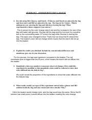Understanding Osmosis And Diffusion In AP Biology Lab Course Hero