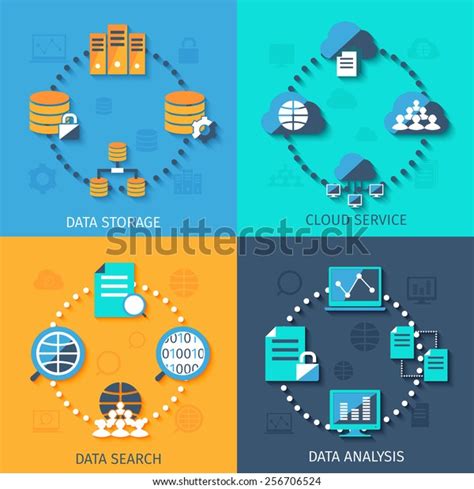 Big Data Secure Storage Analysis Cloud 스톡 벡터로열티 프리 256706524 Shutterstock