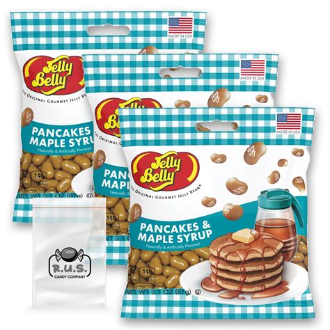 Jelly Belly Pancakes And Maple Syrup Jelly Beans 3 Pack 3