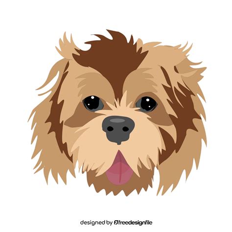 Cartoon Cockapoo Dog Clipart Free Download